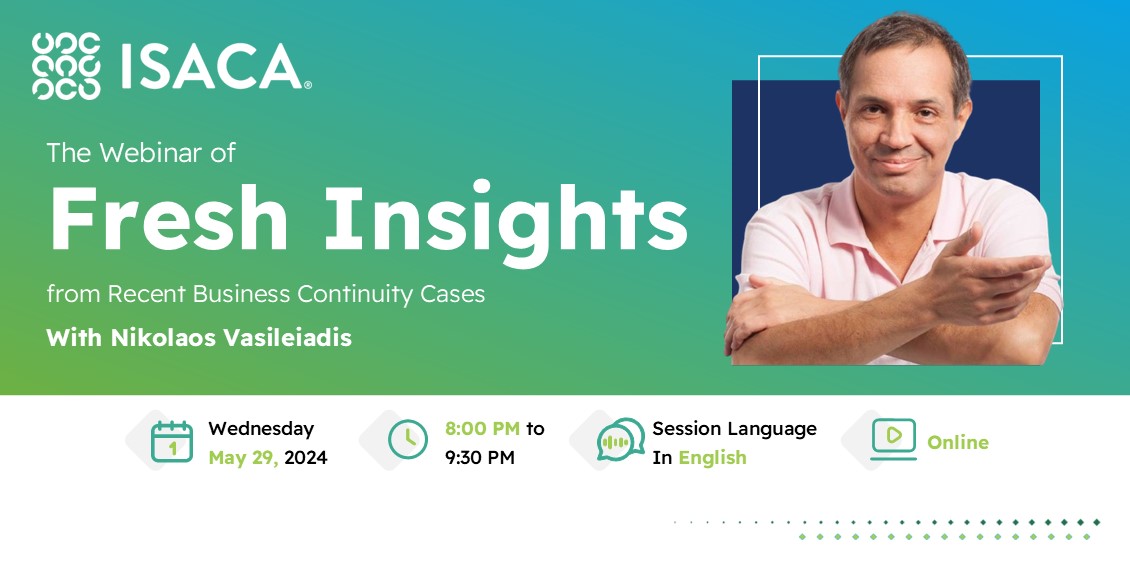 Fresh Insights from Recent Business Continuity Cases - ES LEARNING